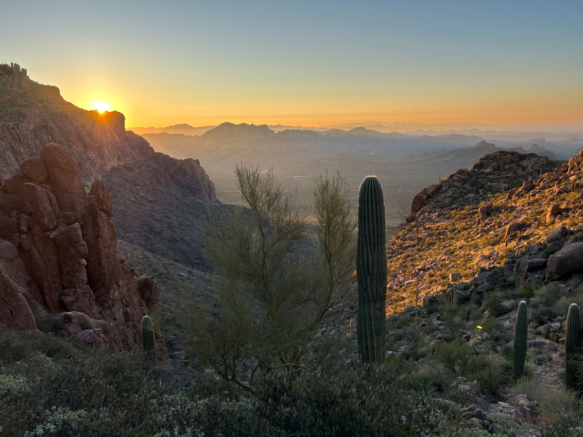 Hike Superstition Ridgeline for incredible 360 views - WildPathsAZ