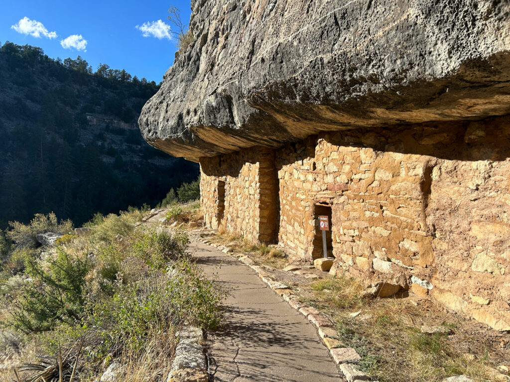 Hike Island Trail at Walnut Canyon to see a fantastic set of ruins ...