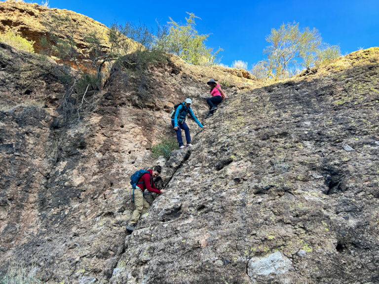 Hike Apache Trail Canyon (without a rope) - WildPathsAZ