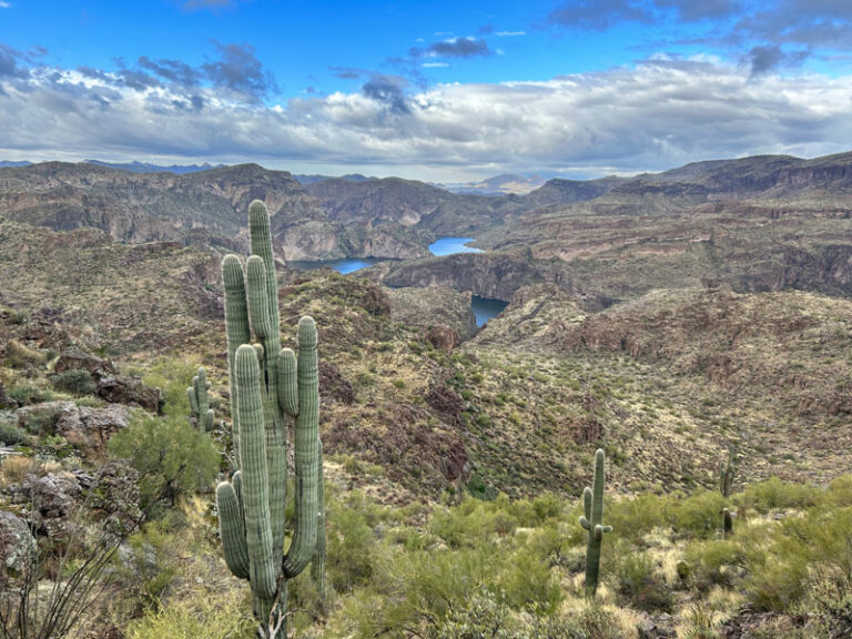 Hike to double arches and bat guano cave in Crucifix Canyon - WildPathsAZ