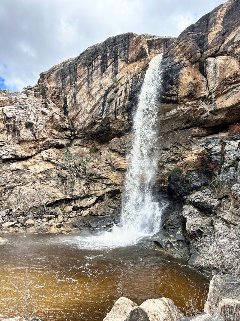 Hike Chiva Falls and go behind a waterfall! - WildPathsAZ