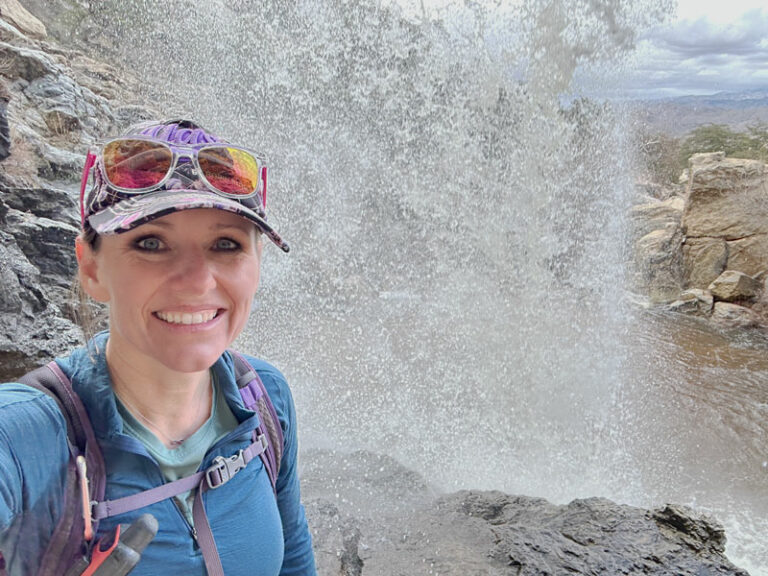 Hike Chiva Falls and go behind a waterfall! - WildPathsAZ