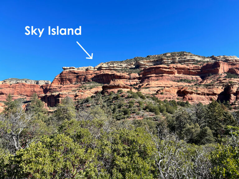 Hike Mushroom Rock with an optional trip to Sky Island - WildPathsAZ