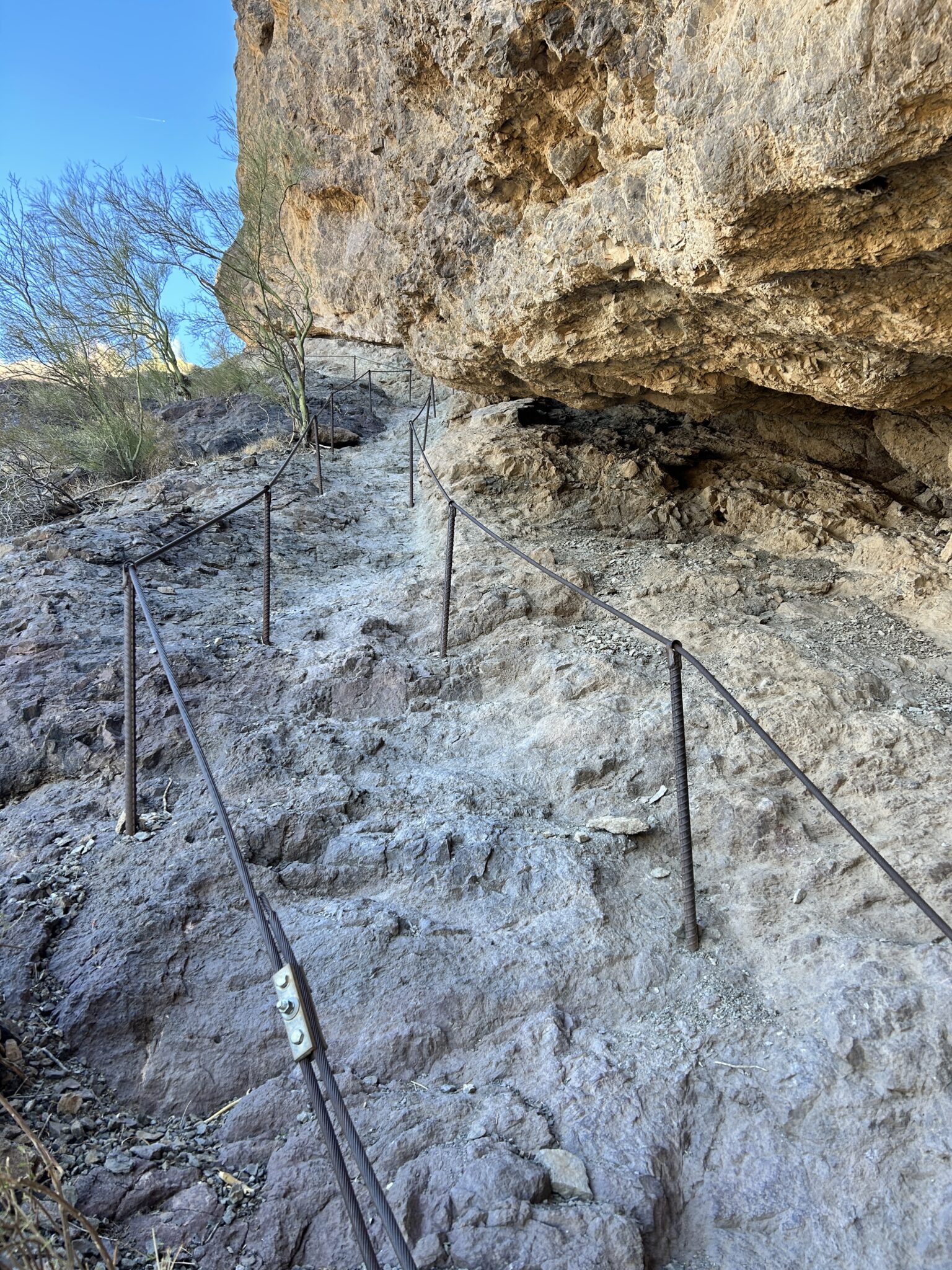 Hike the cables up to Picacho Peak - WildPathsAZ