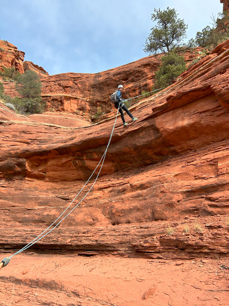 Big rappels in New Day Canyon - WildPathsAZ